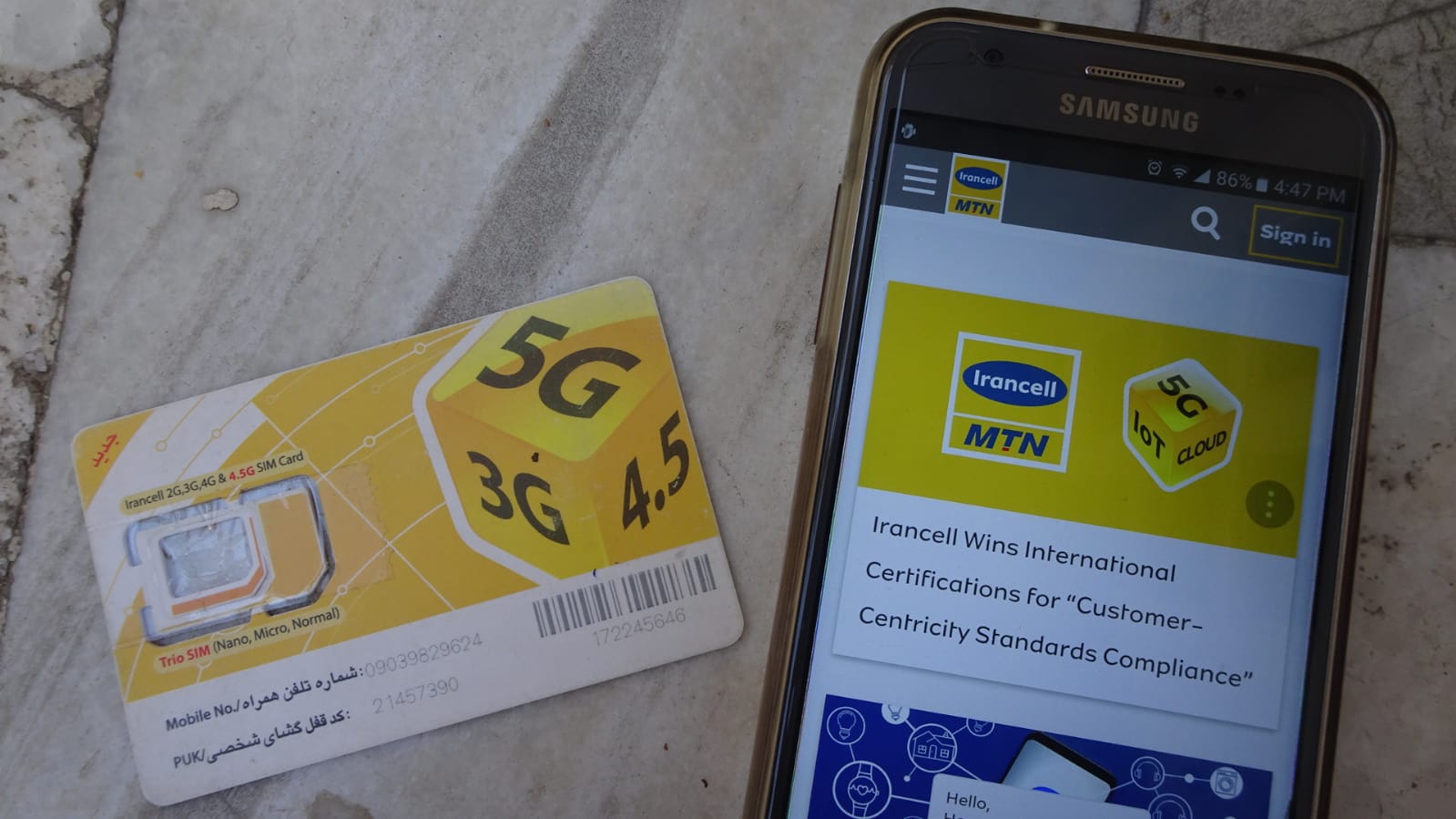 How to get a SIM card in Iran - Mah Card